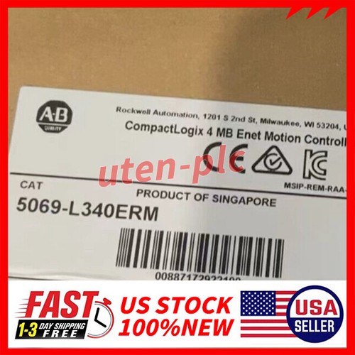 5069-L340ERM CompactLogix 5000 Controller New Sealed Allen Bradley Fast ...