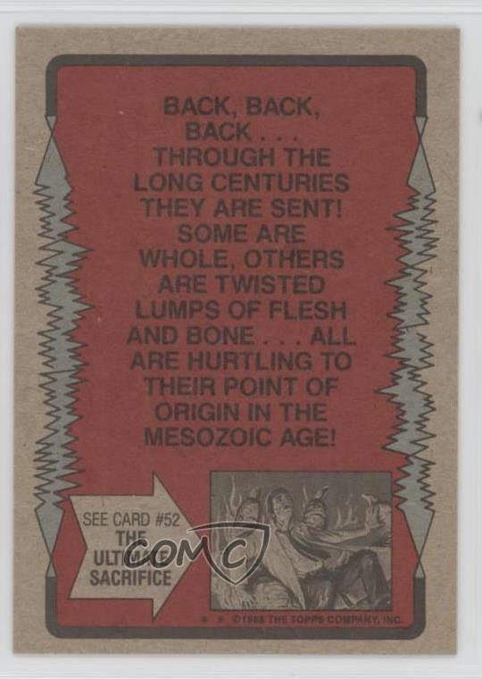 1988 Topps Dinosaurs Attack! Time Twister #51 1u6 | eBay