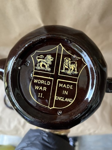For democracy and liberty World War II made in England teapot | eBay