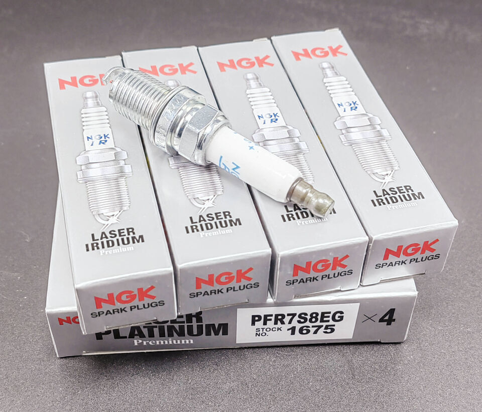 4X 06H905601A PFR7S8EG Premium Spark Plugs For VW Passat Golf Jetta ...