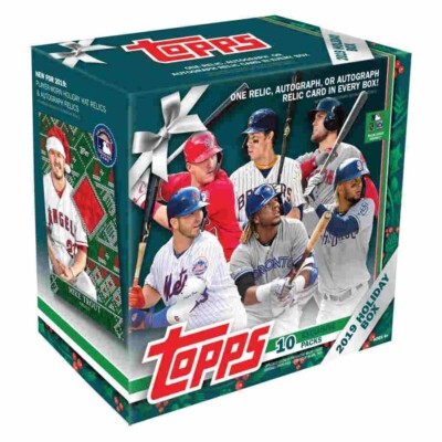 2019 TOPPS BASEBALL HOLIDAY MEGA BOX FACTORY sealed NEW 19TOB-HMB | eBay
