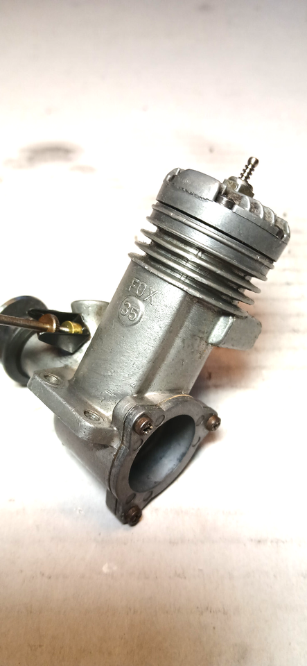 Early 50s Vintage Fox 35 Stunt Control Line Model Airplane Engine ...