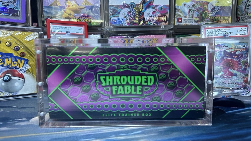 POKEMON ETB DISPLAY MAGNETIC CASE PROTECTOR ELITE TRAINER BOX HIGH ...