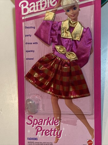 Vintage Barbie Sparkle Pretty Easy To Dress Fashions Mattel 68060 - New ...