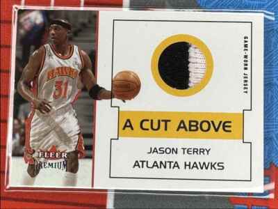 2002-03 Fleer Premium A Cut Above Jersey Jason Terry Atlanta Hawks | eBay