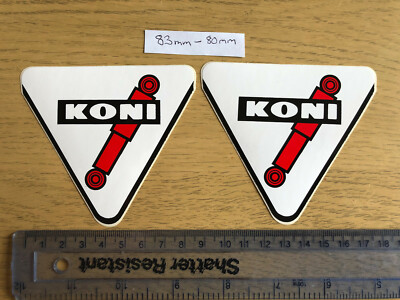 Koni Damper Stickers x2 Car /van /wall /laptop /toolbox | eBay