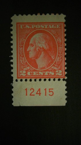 U S Stamps Scott 528B two cent offset plate number single mint cv 20.00 ...