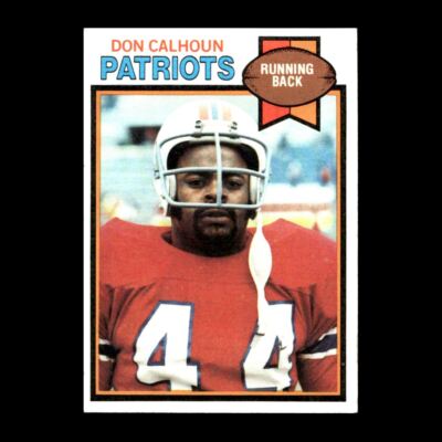 Don Calhoun 1979 Topps New England Patriots #136 R310B 4 | eBay