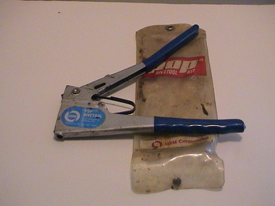USM POP RIVET RIVETOOL PRG412 HAND TOOL WITH ORIGINAL POUCH CASE | eBay