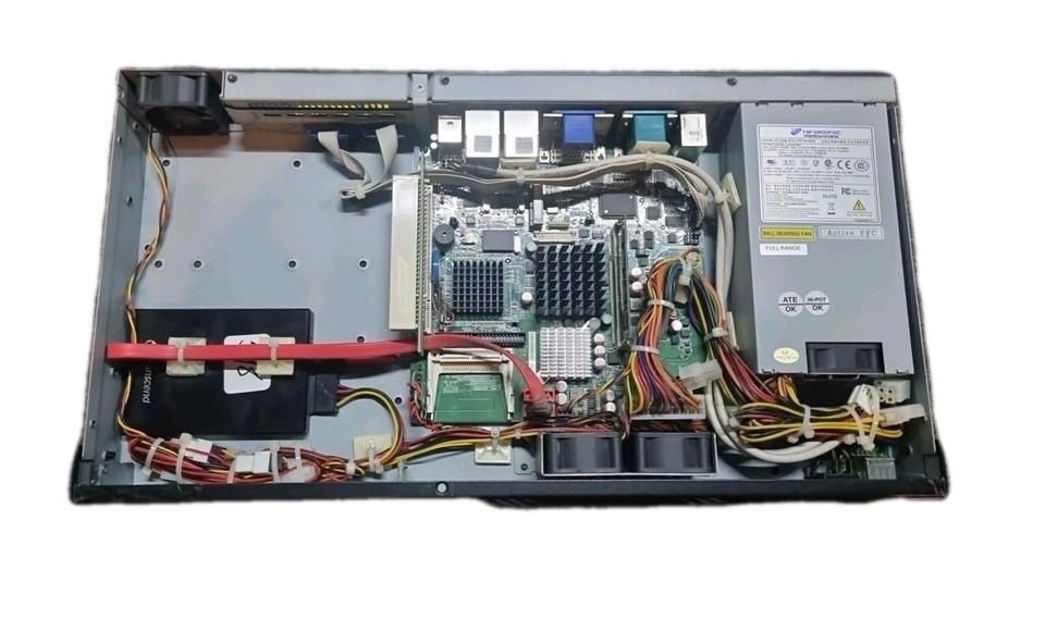 1U Steatite Industrial Rack Mount PC Computer Mini Network Control atom ...