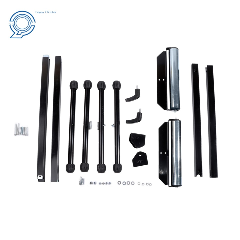 2 Pack Height Adjustable Roller Support Stand For WoodWorking & Table ...