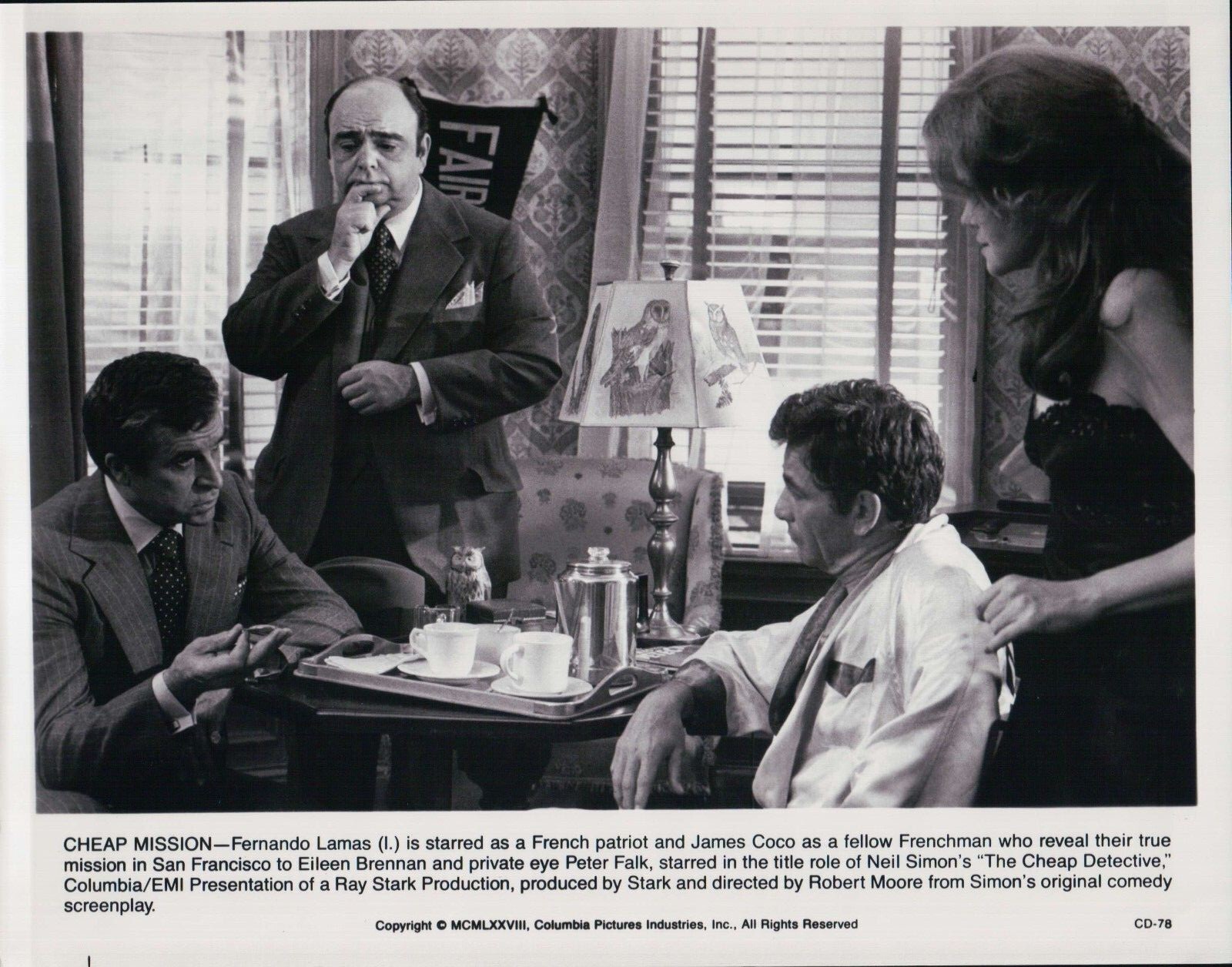 8X10 Photo The Cheap Detective 1978 Peter Falk Madeline Kahn | eBay