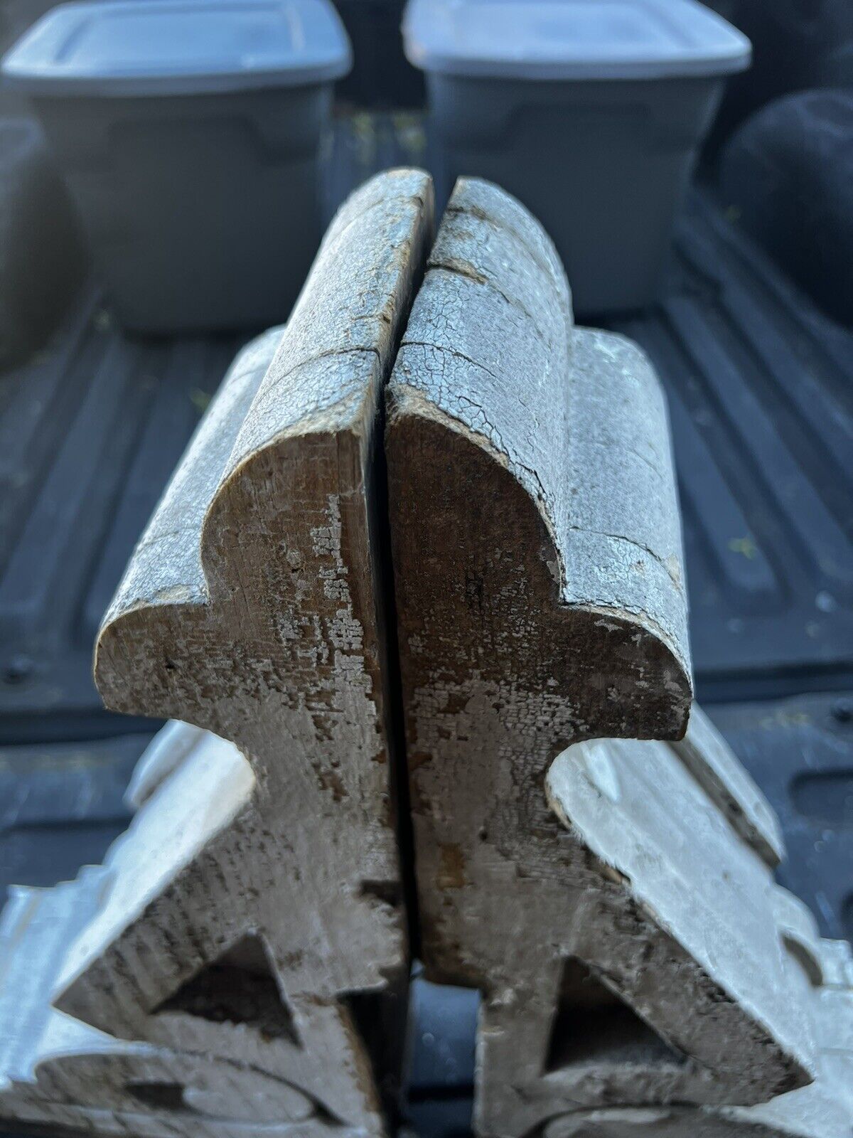 pretty pair c1880 victorian gingerbread porch OR eave corbel brackets ...