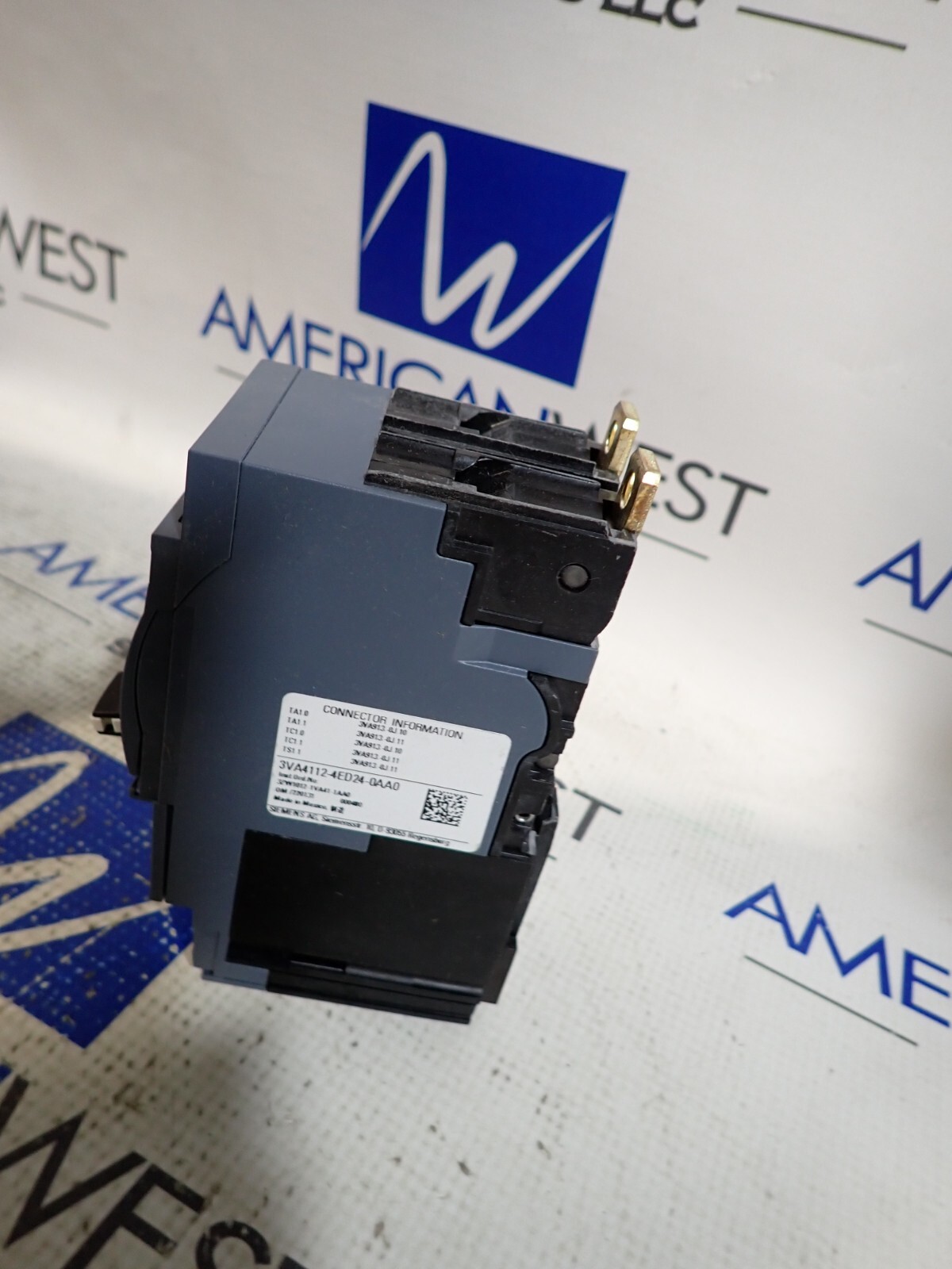 New Siemens 3VA4 3VA4112-4ED24-0AA0 2 pole 125 amp 25kA 480v Circuit ...