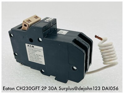 Eaton~ CH230GFT GFCI Circuit Breaker 30A 2P 240V ~ Unused Surplus | eBay