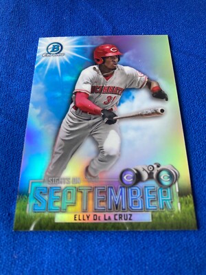 2023 Bowman Chrome Draft Elly de la Cruz - SOS-7 Reds - Sights on ...