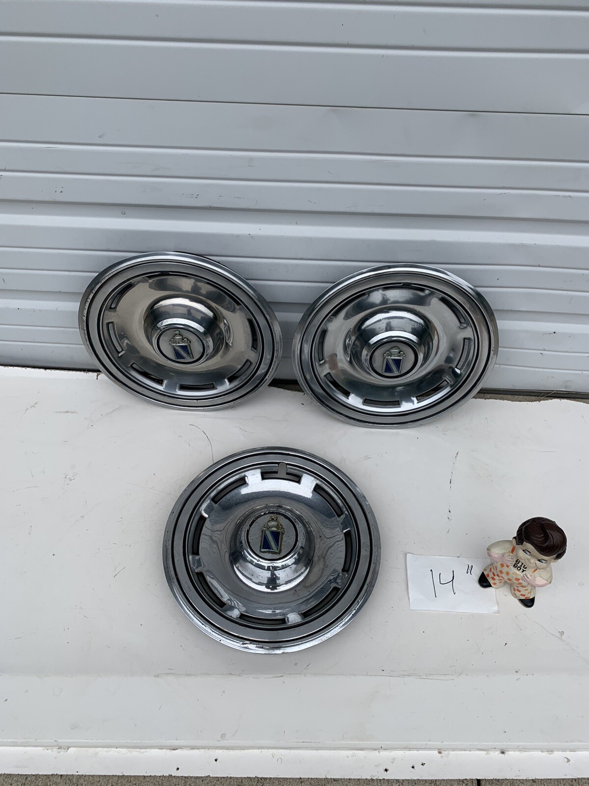 1970s Monte Carlo Hubcaps Wheel Cover El Camino Chevrolet 14" (3) 1 ...