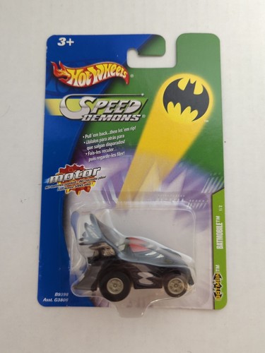 Hot Wheels 2003 Speed Demons, Batmobile, Holy Pullback Racer Batman ...