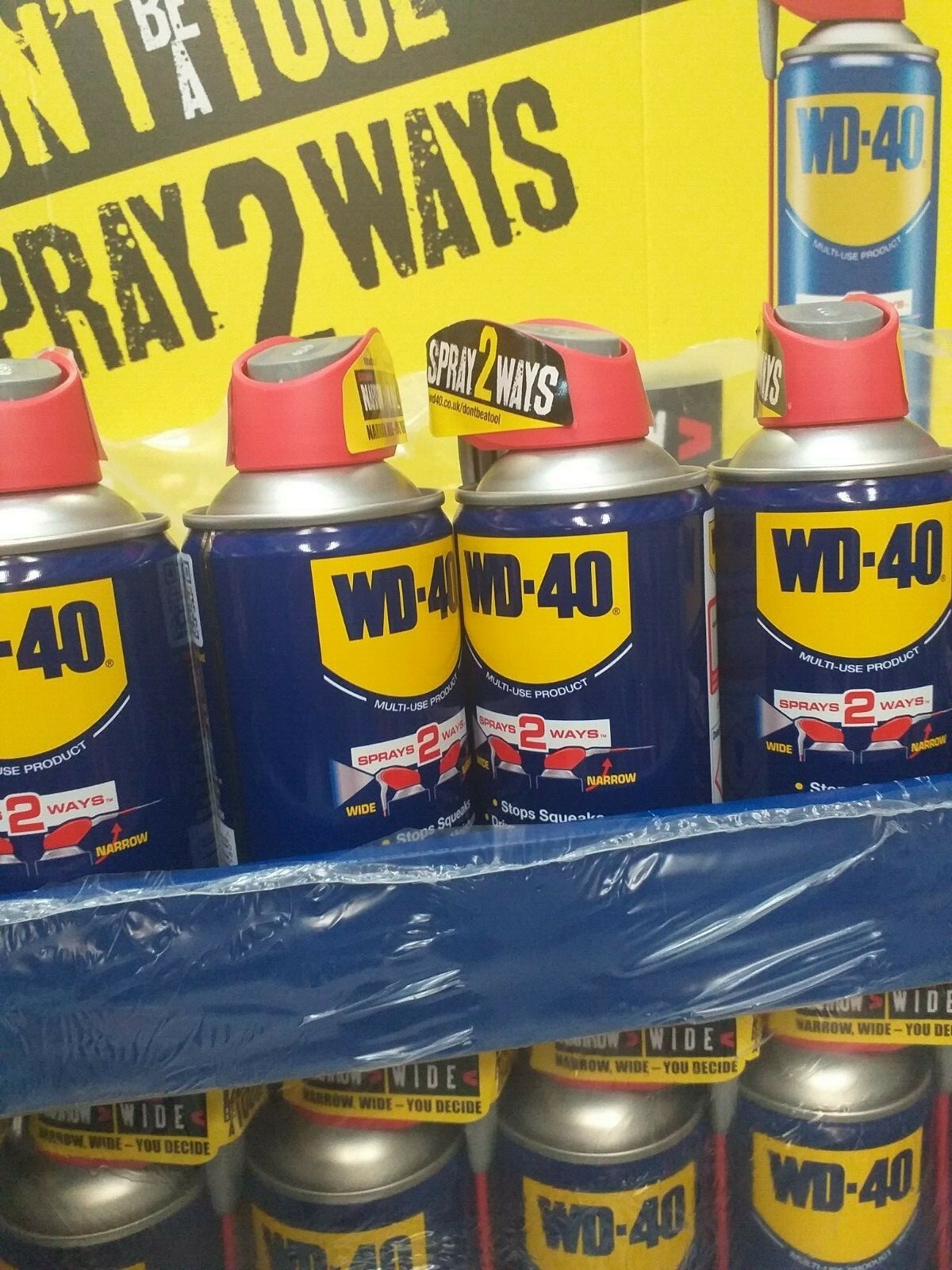 2 x WD40,80ML 300 400 450 600ML Aerosol Cleans Spray Lubrication Care ...