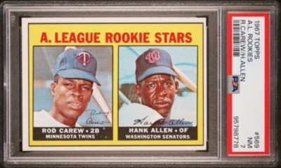 1967 Topps Rod Carew RC Rookie Card High #569 Minnesota Twins NEAR MINT ...