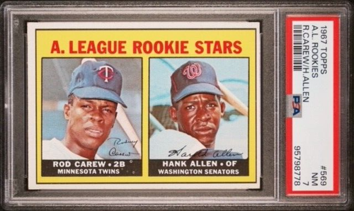 1967 Topps Rod Carew RC Rookie Card High #569 Minnesota Twins NEAR MINT ...