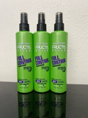 Garnier Fructis Full Control Hairspray Bounce Back Ultra Strong Hold 4 ...