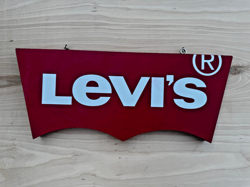 LEVIS Jeans Retail Store Double Sided Display Promotional Hanging Sign ...
