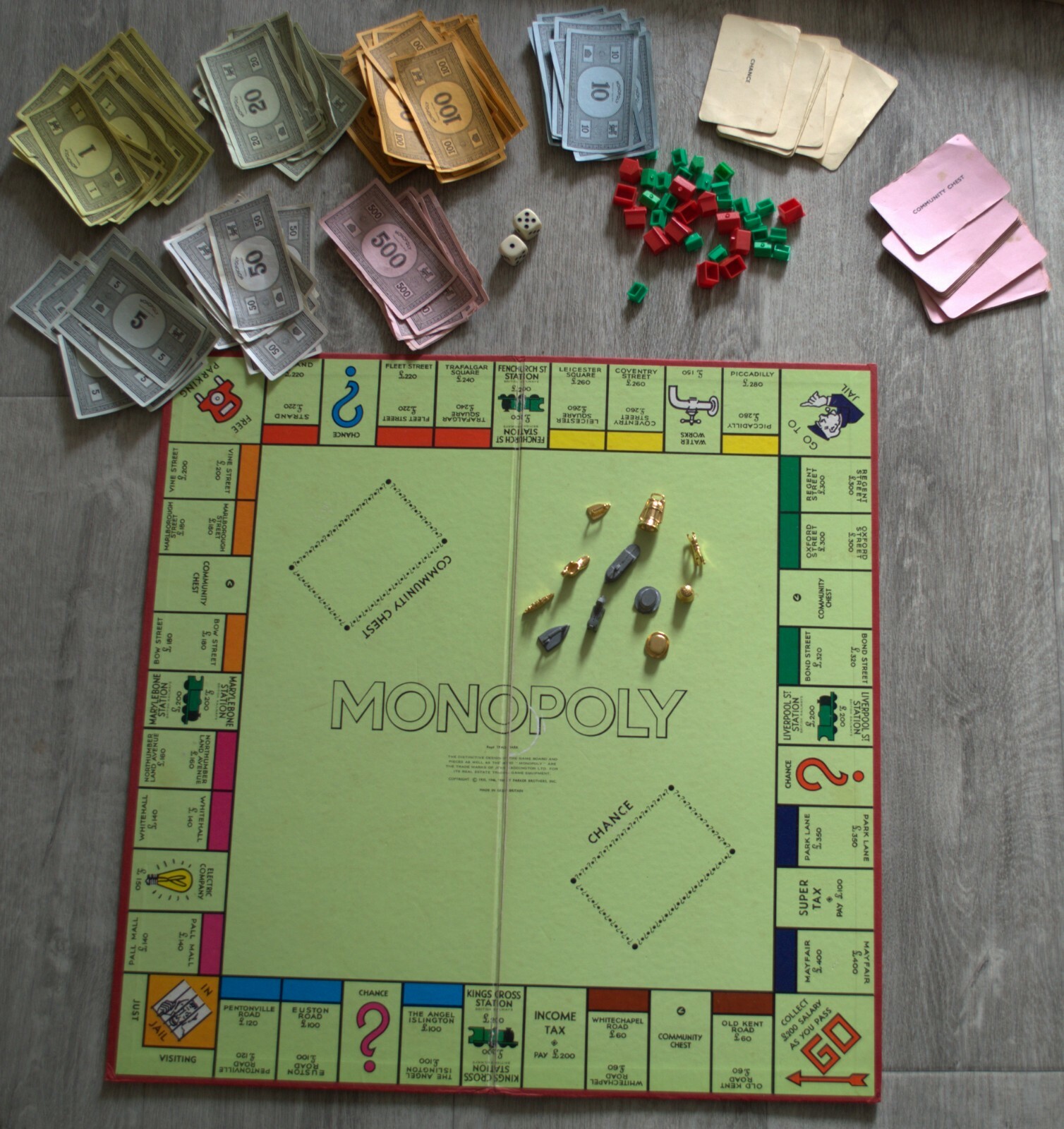 Vintage Waddingtons Monopoly Original Classic Board Game | eBay