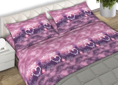 Set Completo Lenzuola Estate In Puro Cotone Dis. Fires lilla CN | eBay