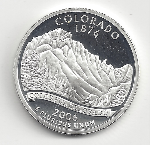 2006 S Silver Proof COLORADO Quarter - 90% Silver | eBay