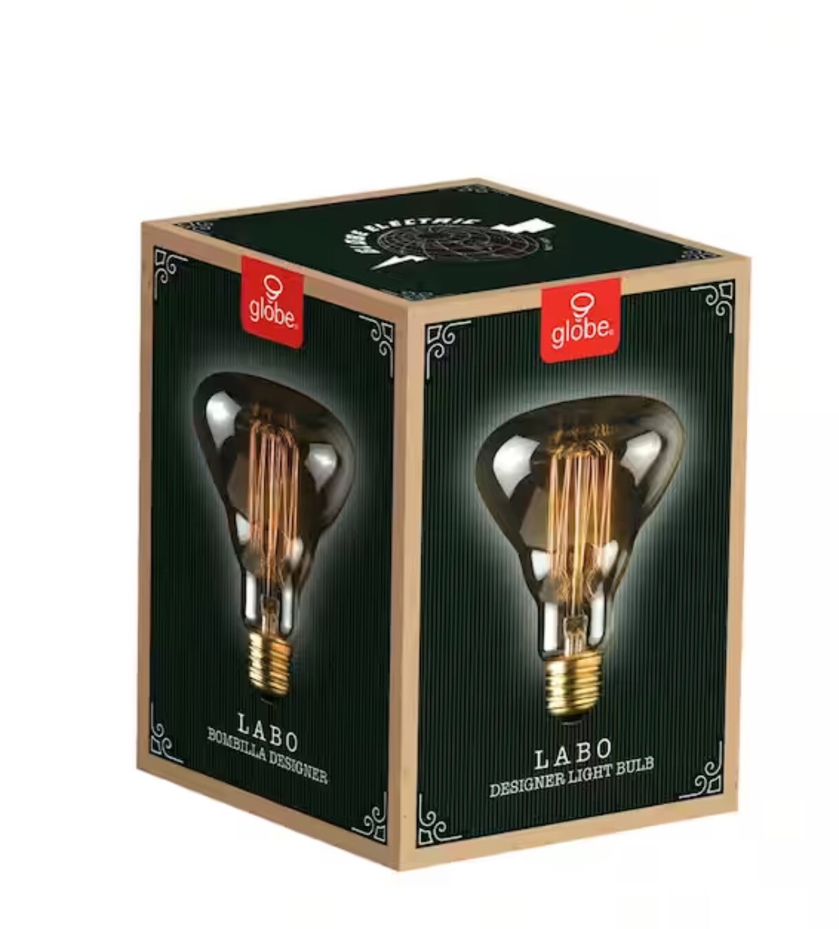 Globe Electric40 Watt Labo Shape Dimmable Cage Filament Vintage Edison ...
