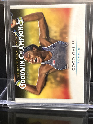 2021 Goodwin Champions COCO GAUFF #62 Horizontal Rookie Card U.S. Open ...