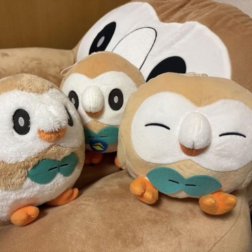 Pokemon Rowlet Plush Stuffed Toy Set Of 3 | eBay