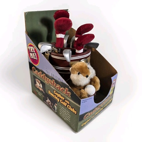 Gemmy Dancing Caddyshack Gopher with Golf Clubs Bag I’m Alright. | eBay