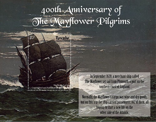 Tuvalu 2020 - The Mayflower Pilgrims - Souvenir Stamp Sheet - MNH | eBay