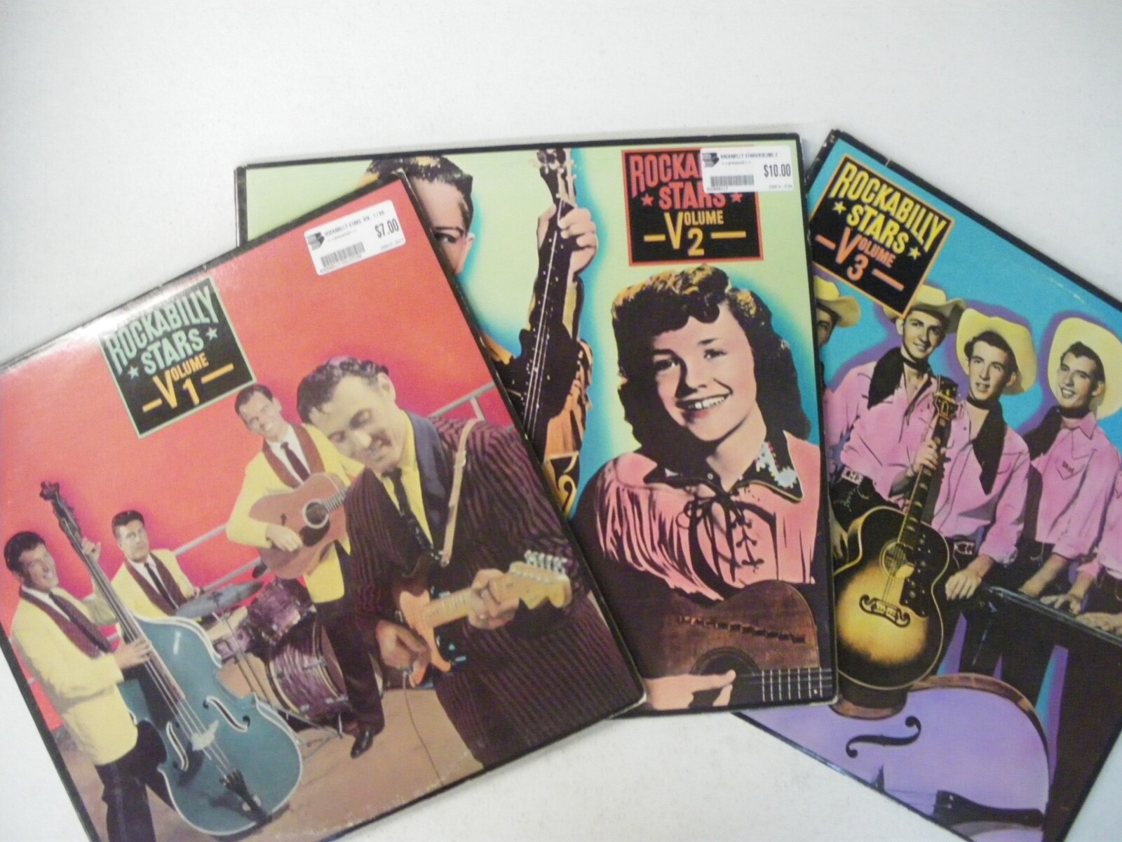 Rockabilly Stars Volume 1-3 Epic 6-LP Johnny Cash Carl Perkins Everly ...