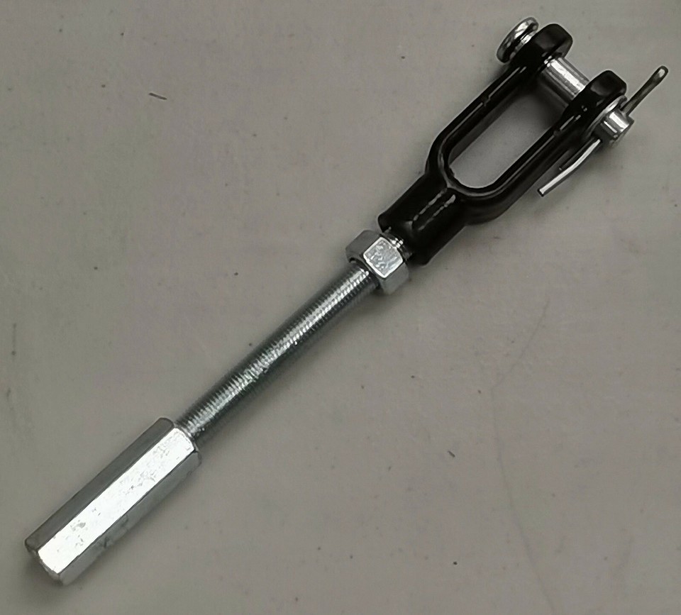 Brake Booster Extension Rod & Clevis 4 3/4" Rod Ext 2-1/4" Clevis 3/8 ...