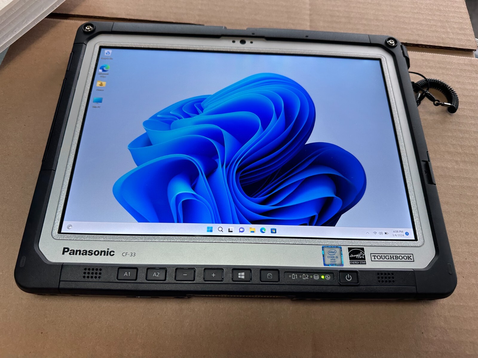 Panasonic 12" Toughbook CF-33 2.60GHz CORE i5 -7300U 8GB 256GB SSD ...