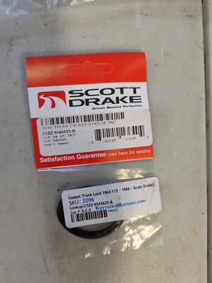 C5ZZ-6543625-B Scott Drake Trunk Lock Cylinder Housing Pad (G35BDE) | eBay