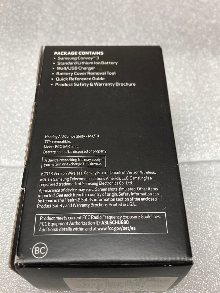 NEW! Samsung Convoy 3 U680 Gray Flip Phone Verizon Wireless Smartphone ...