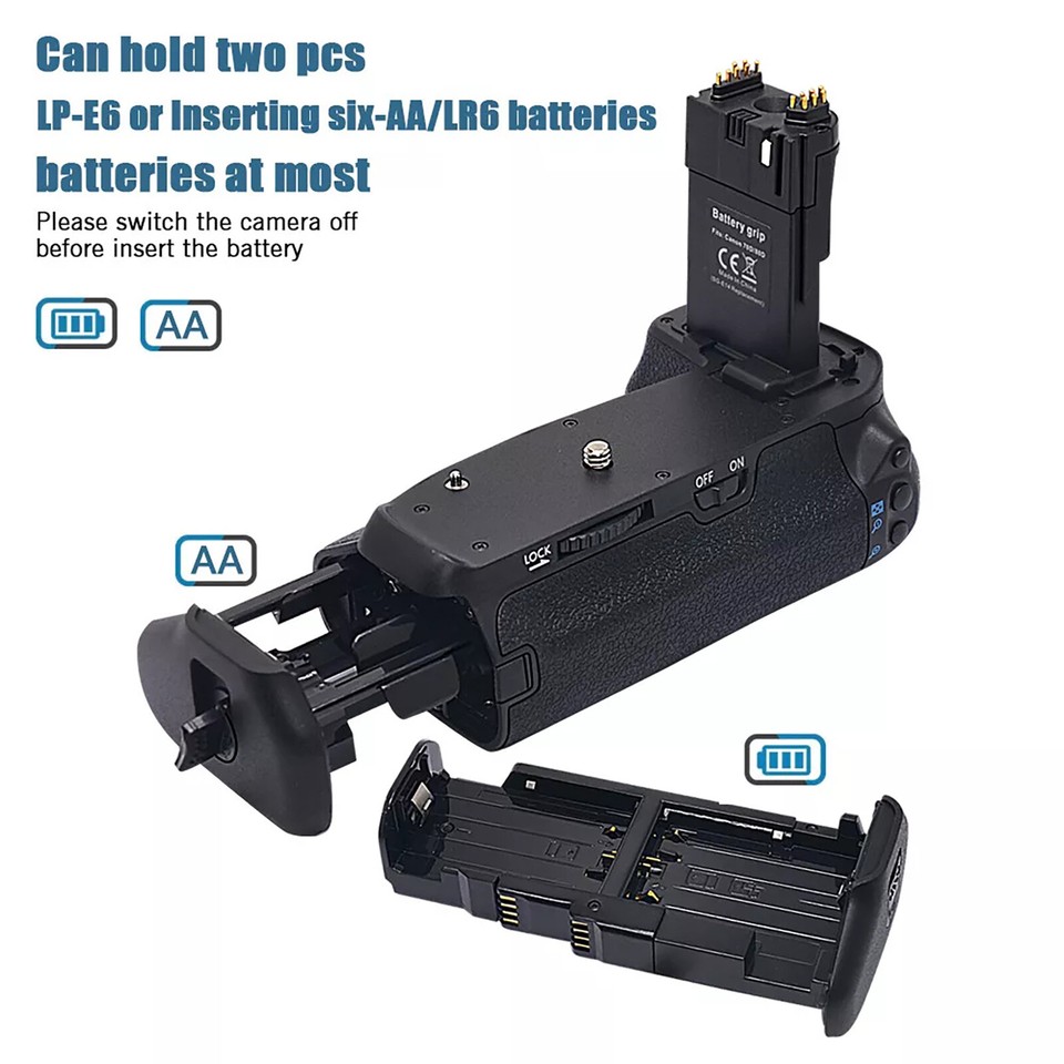 1 PC BG-E14 Battery Handle Grip Replacement For Canon EOS 70D 80D 90D ...