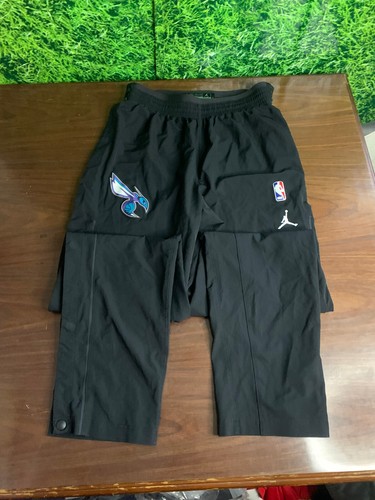 NBA Charlotte Hornets Basketball #3 Jeremy Lamb Snap Pants Black Medium ...
