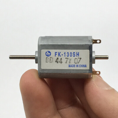MABUCHI FK-130SH-09450 DC 6V 9V 12V Dual 2mm Shaft Mini 130 Motor DIY ...