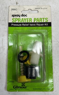 Gilmour Spray Doc Hand Weed Sprayer pressure relief valve repair kit ...