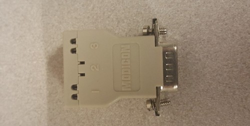 Modicon ASMBKT185 MB+ End connector w/ 120 ohm Resistor USED AS-MBKT-185 | eBay