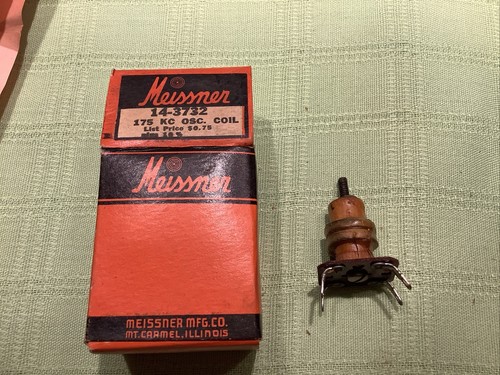 Meissner 14-3732 Broadcast Band Oscillator Coil 175kHz Kc (Miller 5480 ...