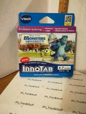 Vtech InnoTab Disney Pixar Monsters University Game Cartridge (80231900 ...