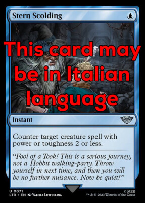 MTG STERN SCOLDING EXC - RIMPROVERO SEVERO 71 - LTR - MAGIC | eBay