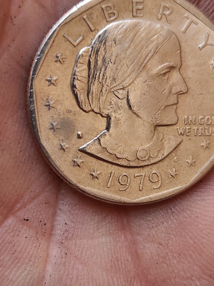 Susan B Anthony Error Rare Coin Filled D And E Plubirus Dot Errors | eBay