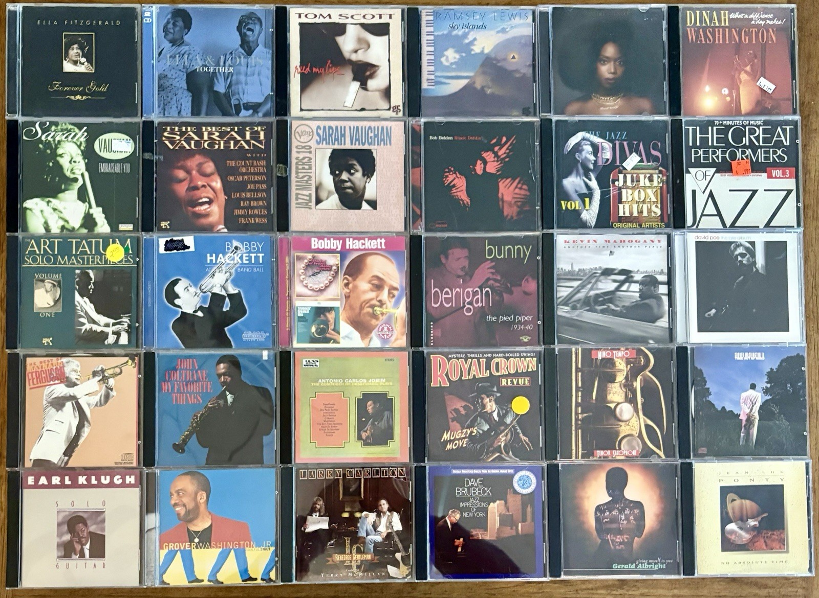Lot Of 30 Jazz CDs, Used, Dave Brubeck, Larry Carlton, John Coltrane ...